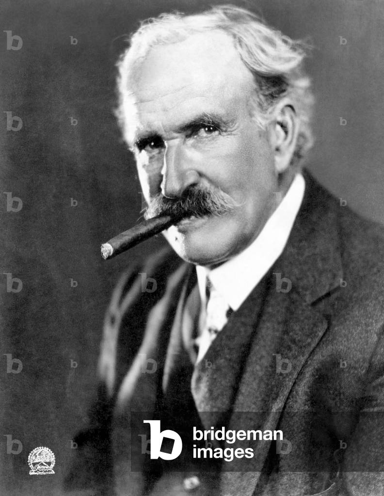 Image of Theodore Roberts, Portrait with Cigar, circa 1920