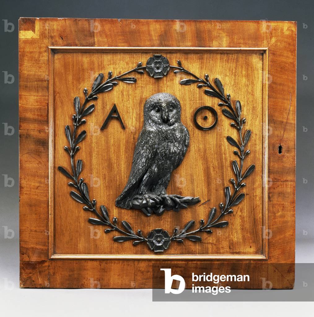 Image of Regency style mahogany desk, attributed to the workshop of ...