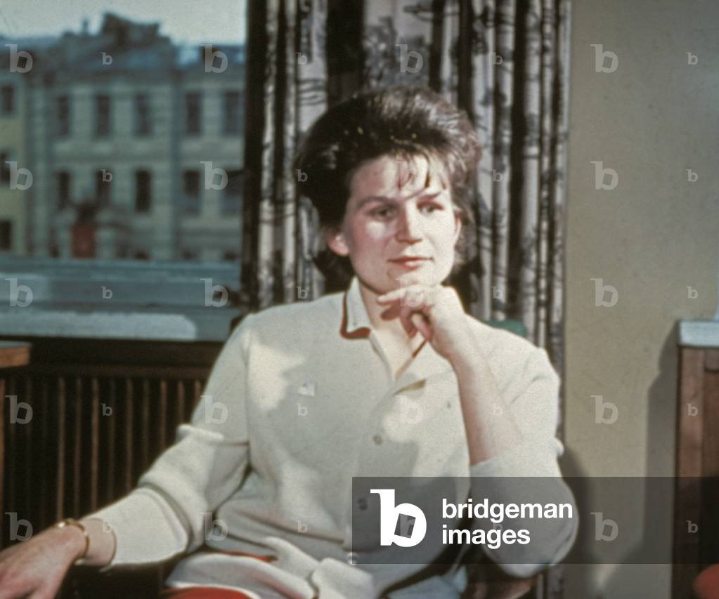 Image of Soviet Cosmonaut Valentina Tereshkova, the First Woman in ...