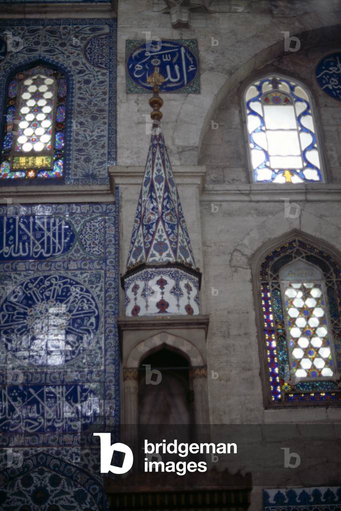 Image of The mihrab of the Sokollu Mehmet Pasha Mosque, 1571-1572, built