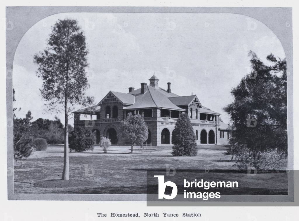 Image of The Homestead, North Yanco Station (b/w photo) by Australian ...