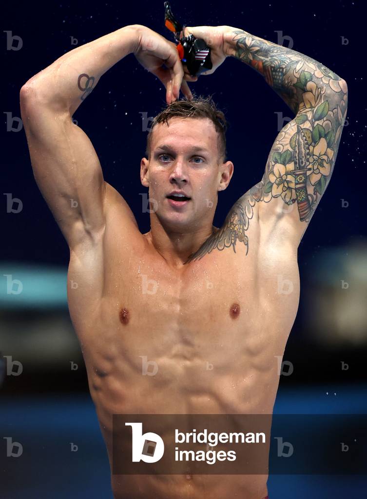 Image of Caeleb Dressel at the 2020 Olympic Games at the Tokyo