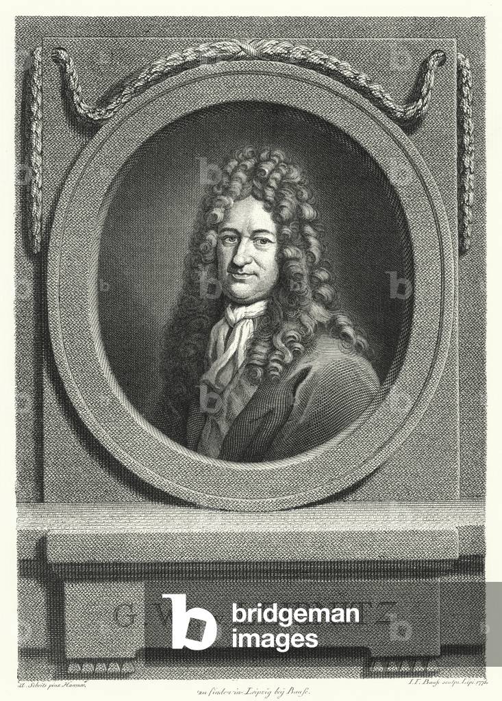 Image of Gottfried Wilhelm Leibniz, German philosopher, mathematician ...