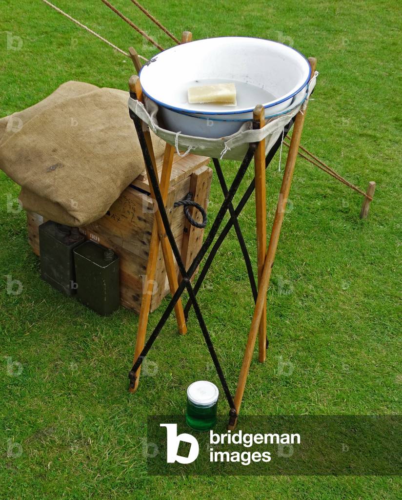 Image of Wash basin used by soldiers during World War One