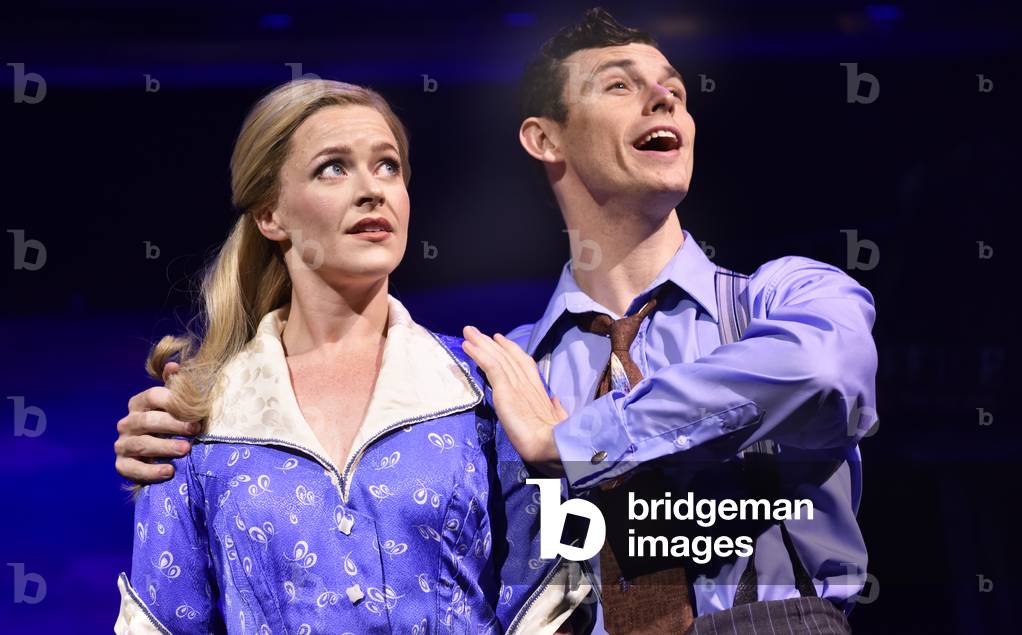 Image of Charlie Stemp (Bobby Child) and Carly Anderson (Polly Baker) in