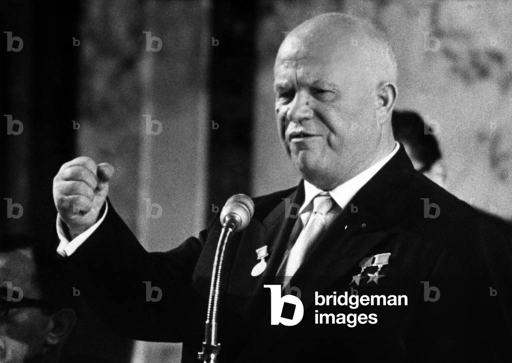 Image of Speech of Soviet Prime Minister Nikita Khroutchev July 09 ...