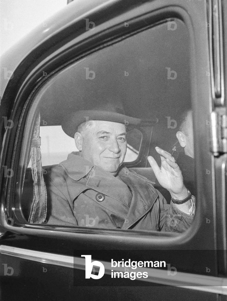 Image of French General Alphonse Juin in Paris, back from Indochina ...
