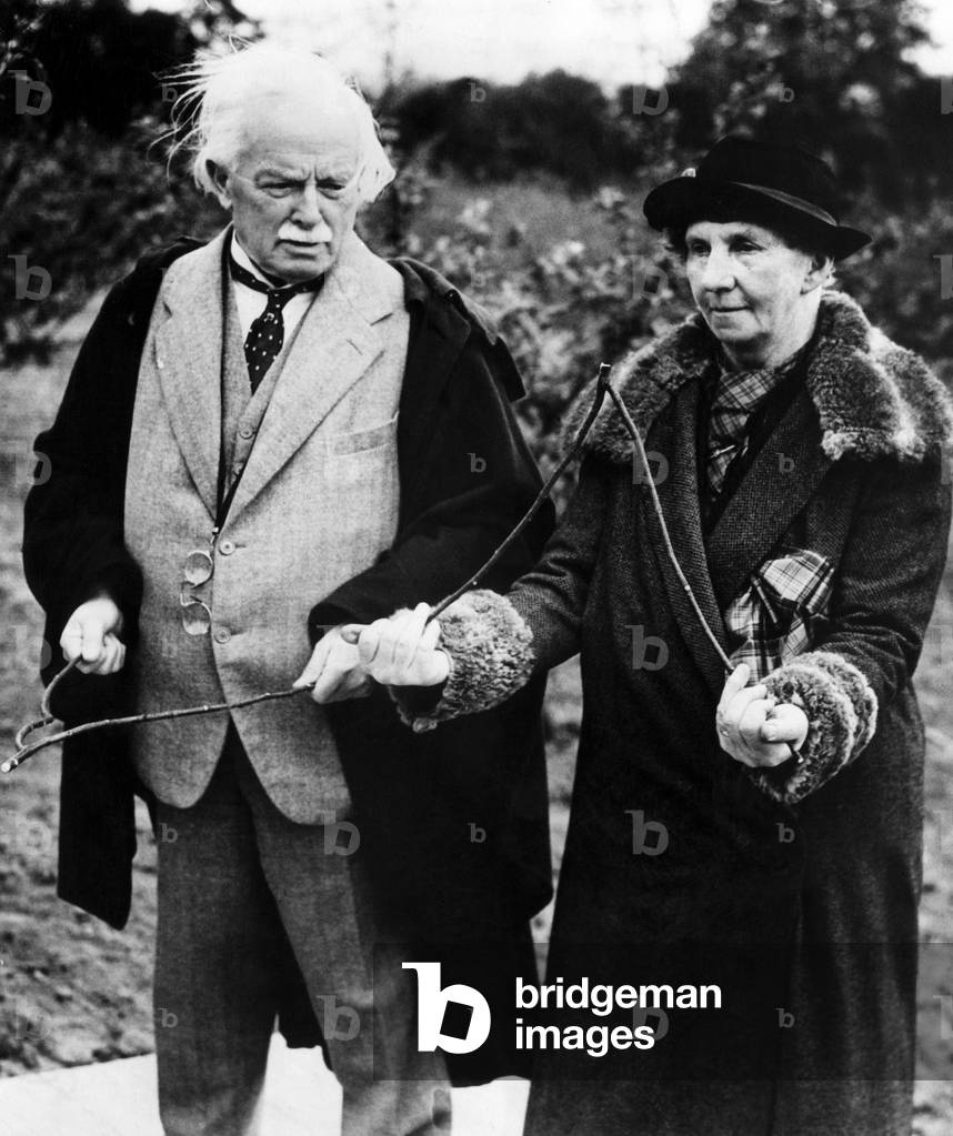 Image of British Statesman Lloyd George and Mrs. David Wyllie, Surrey ...