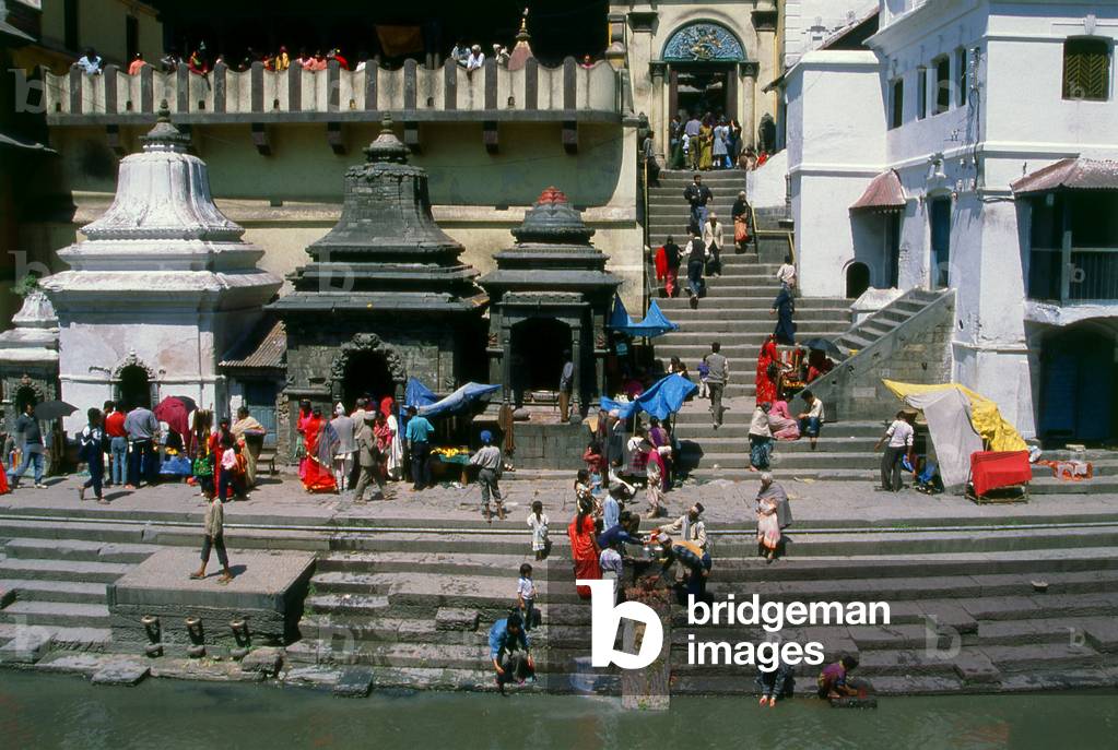Image of Nepal: Arya Ghat (Steps of the Nobles), Pashupatinath, Kathmandu