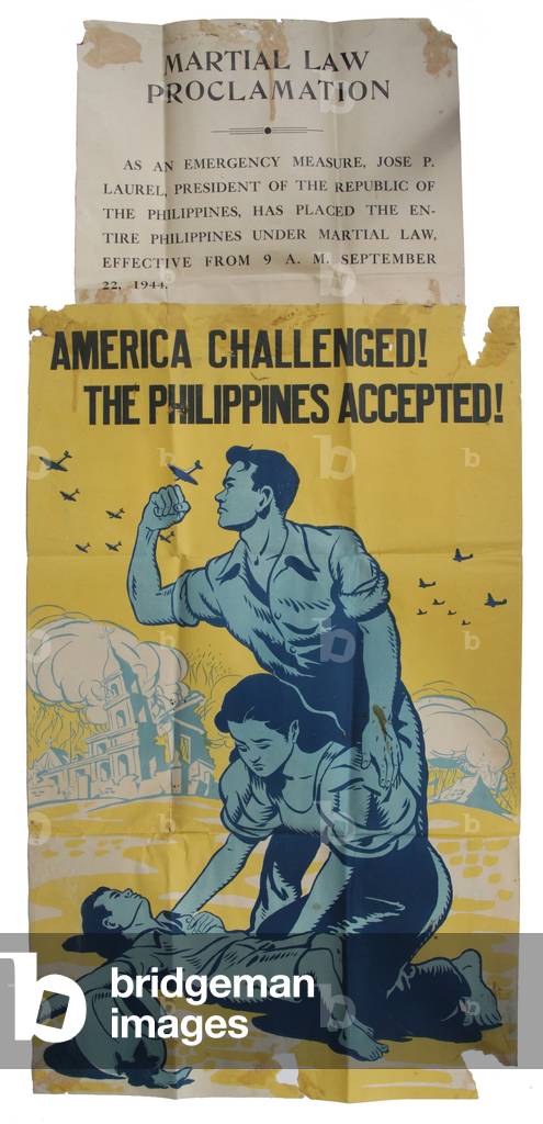 Image of Pacific ,Anti US Propaganda Poster From Japanese Occupied ...