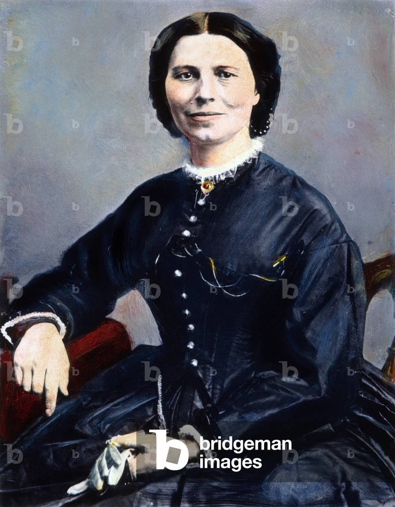 Nurse Clara Barton Portrait Of The American Nurse Clara Barton Stock