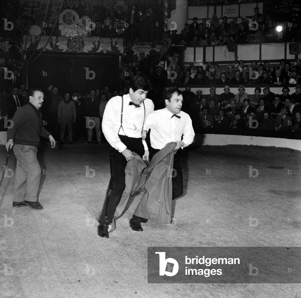 Image of French actors Roger Pierre and Jean-Marc Thibault during ...