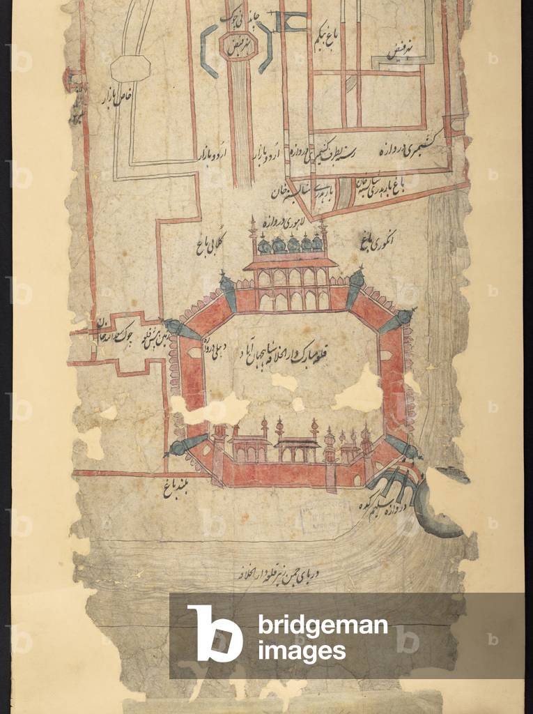 Image of IO Islamic 4725 Fort of Delhi and the Area to by Indian School ...