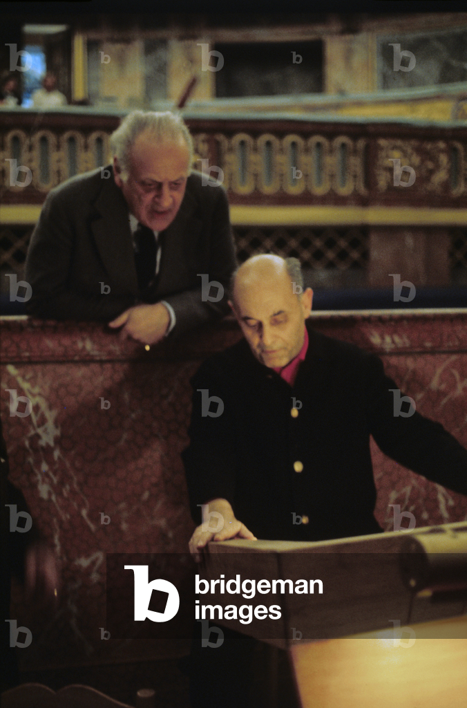 Image of George Solti, Hungarian conductor, Opera House Palais Garnier ...