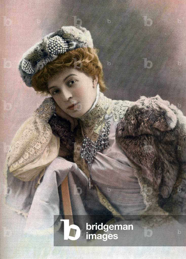 Image of French comedian Simone Le Bargy, photo from french paper "Le