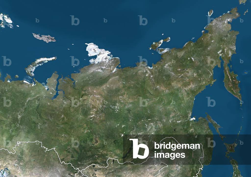 Russia Map And Satellite Image Map Of Europe Including Russia