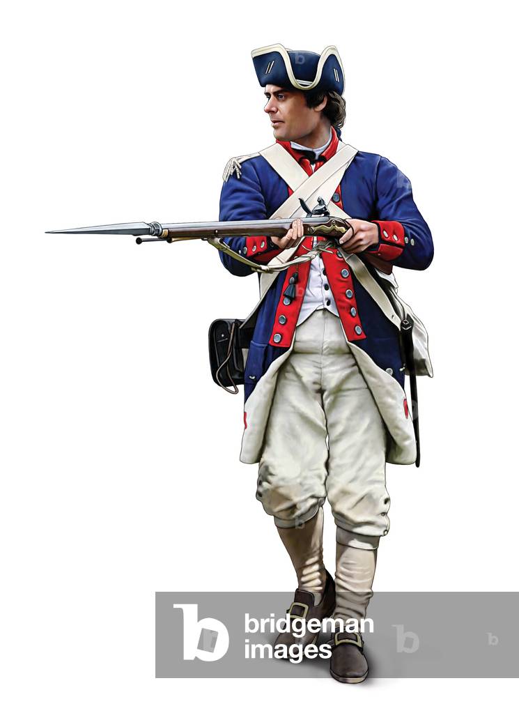 Image of Continental Army Soldier, 2014 (digital illustration) by Girard, Jean-Michel