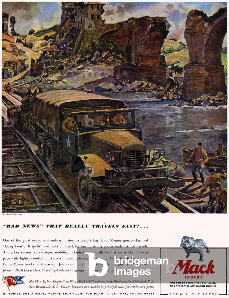 Image of Mack Trucks, 1940s (print)