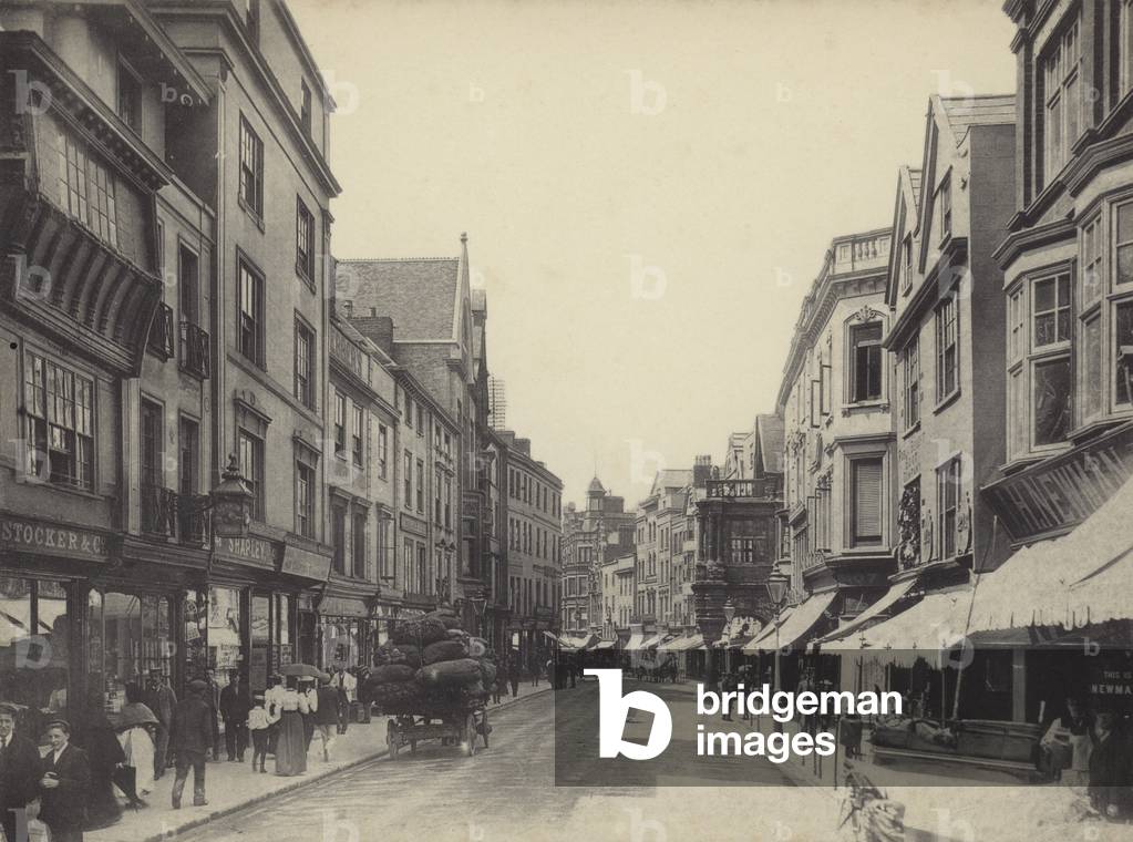 Image of High Street, Exeter, Devon (b/w photo) by English Photographer ...