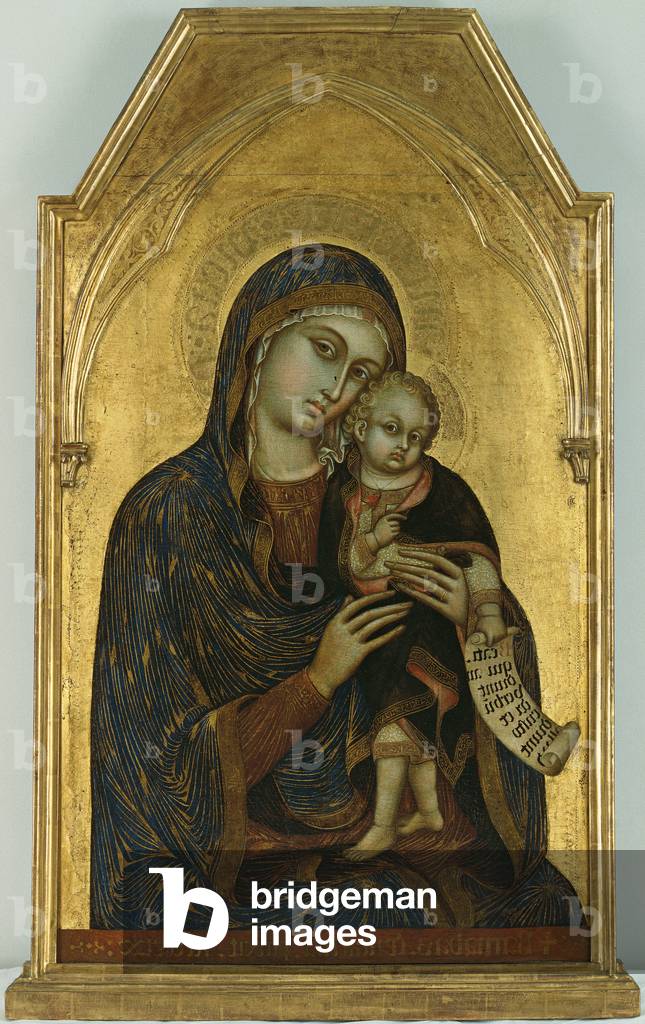 Image of Madonna with Child (Madonna con il Bambino), by Barnaba da by ...