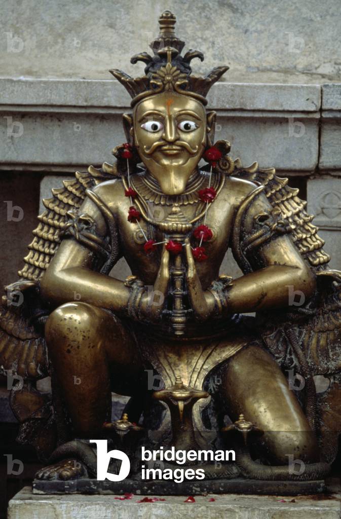 Image of Statue of god Garuda, Jagdish Mandir Temple, Udaipur ...