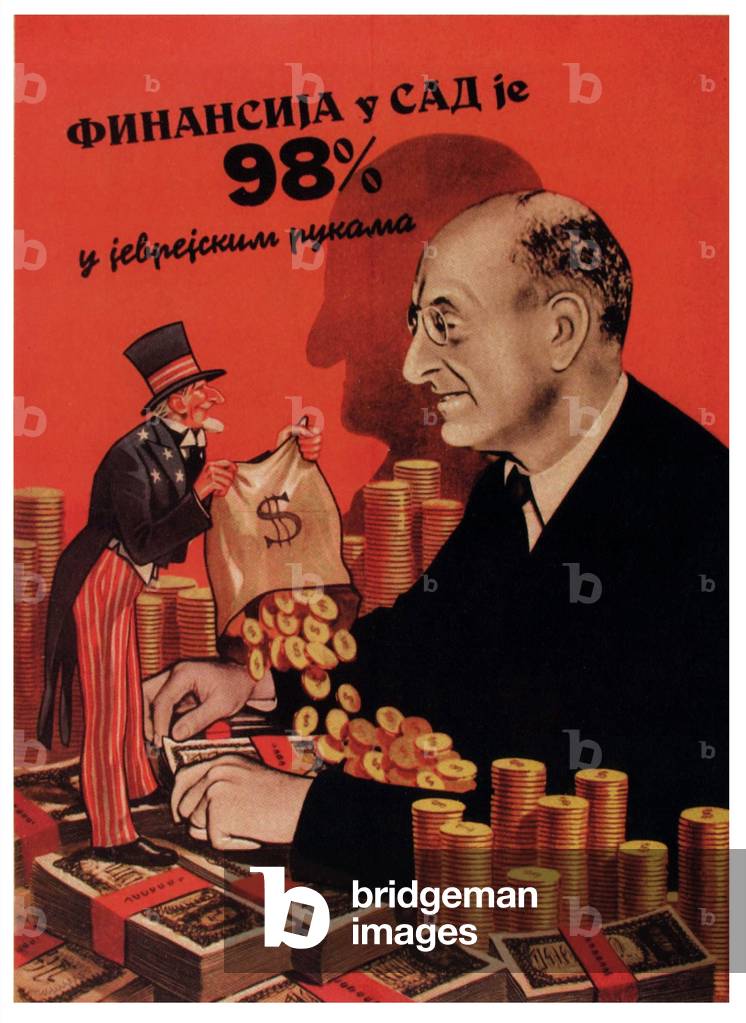 Image of Serbian anti Semitic poster of World war Two, 1941 (poster)