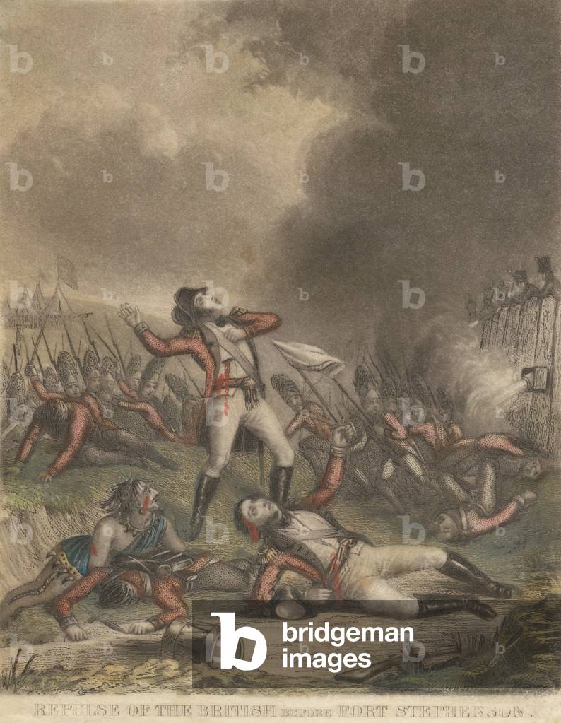 Image of War of 1812. Battle of Fort Stephenson, in Sandusky County,