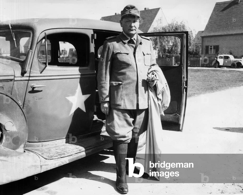 Image of Hermann Goering when he was captured on may 9, 1945