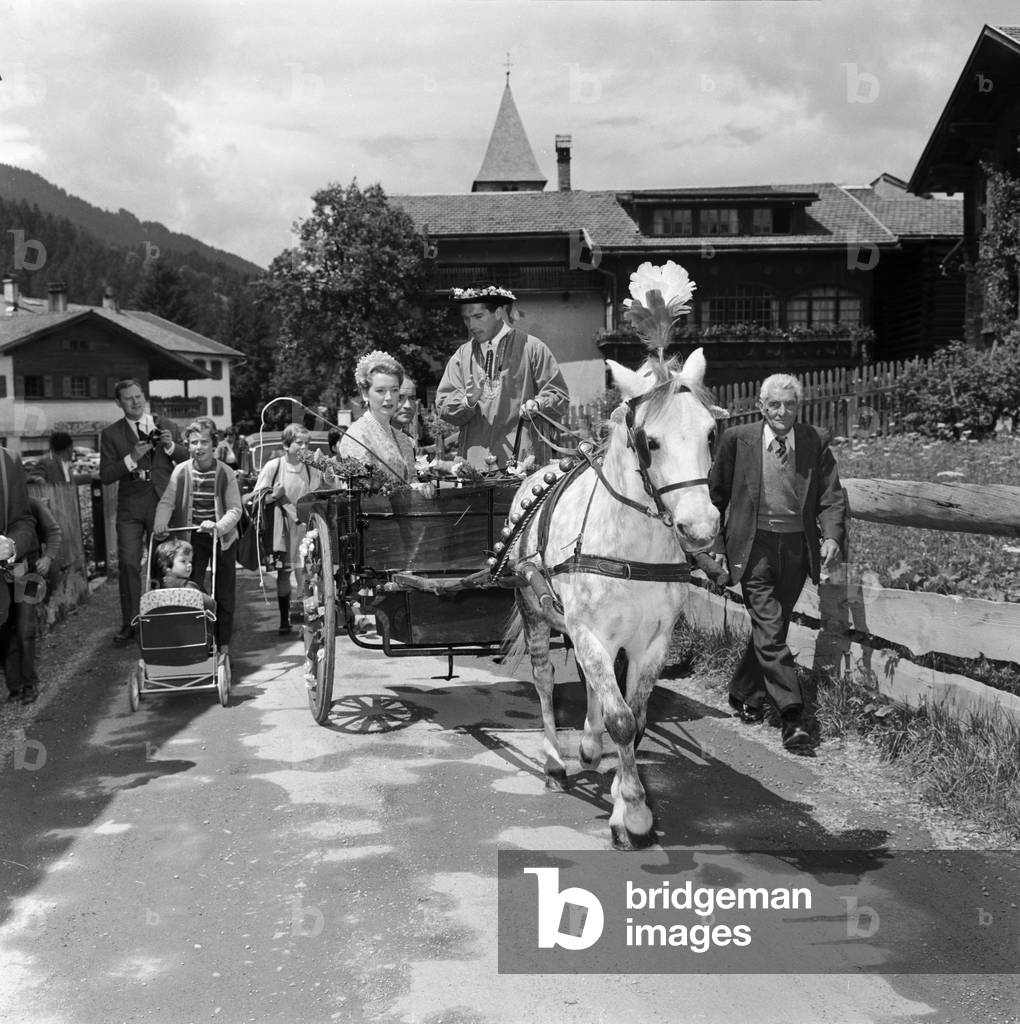 Image of The film actress Deborah Kerr, left, and the screenwriter Peter