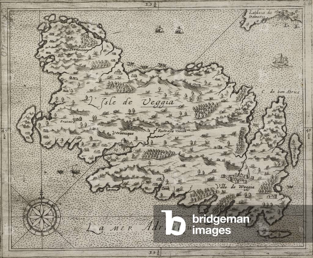 Image of A map of the Isle of Veggia