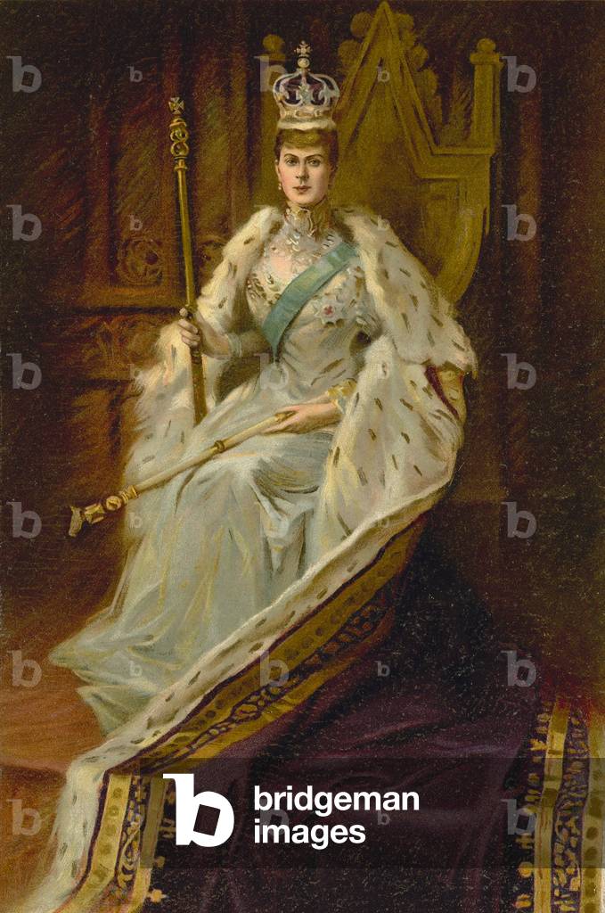 Image of Queen Mary, Consort of King George V, in the year by English ...
