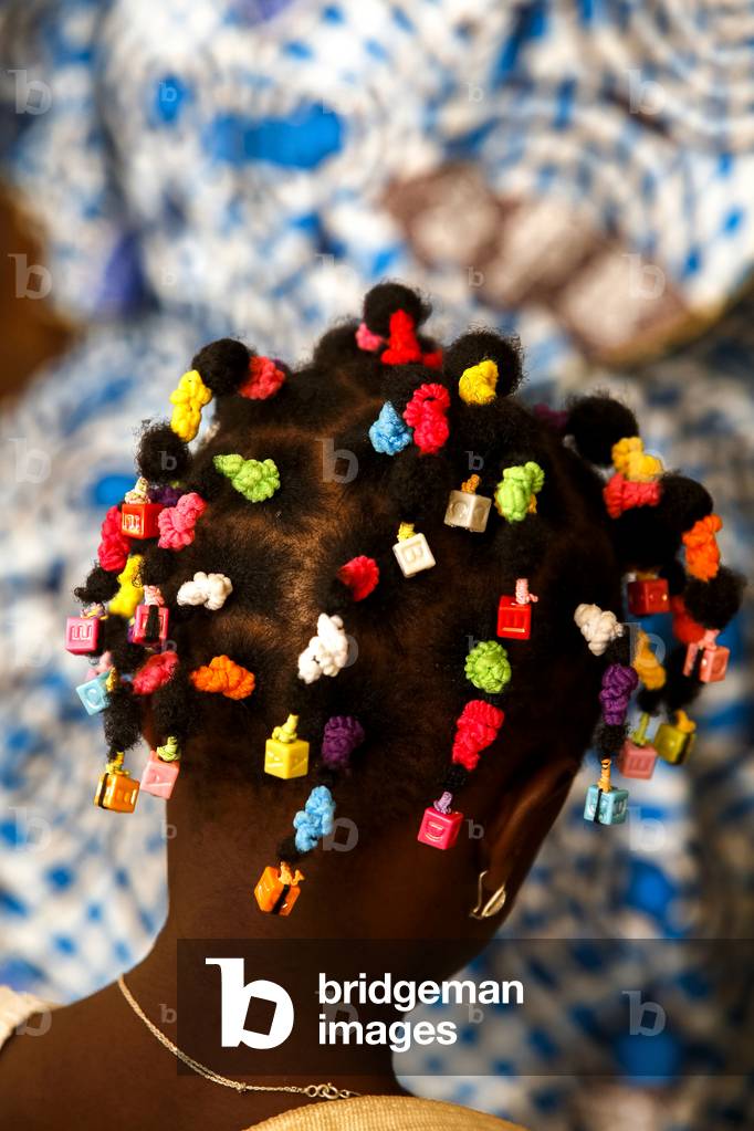 Image of Girl with a fancy hairstyle in Cristo Risorto de Hedzranawoe