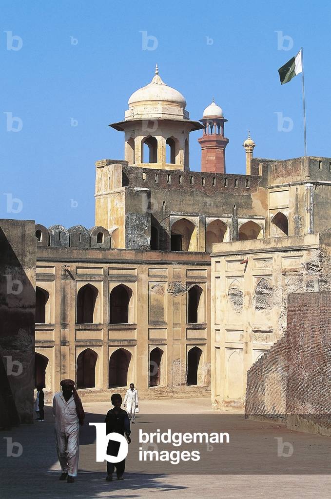 Pakistan, Punjab, Lahore, Fort of Lahore, also known as Shahi Qila ...