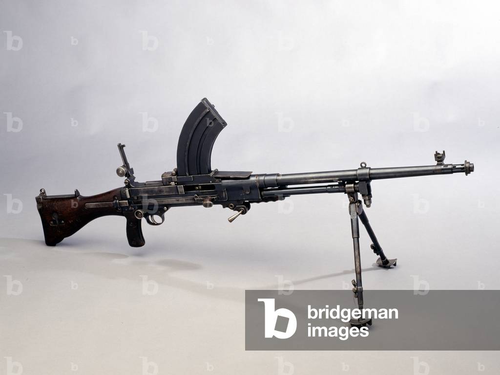 Image of Vickers-Berthier .303 inch Mk III machine gun, 1935 circa by British School, (20th century)