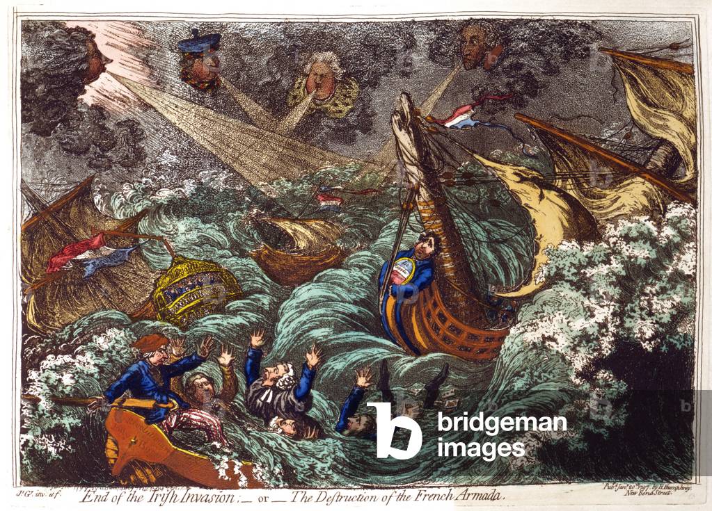 Image of End of the Irish Invasion - or - The Destruction by Gillray ...