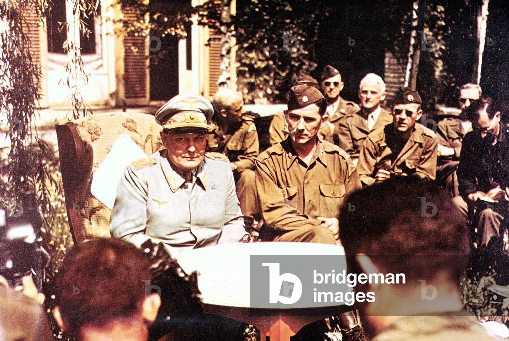 Reichsmarschall Hermann Goering during a press conference after his ...