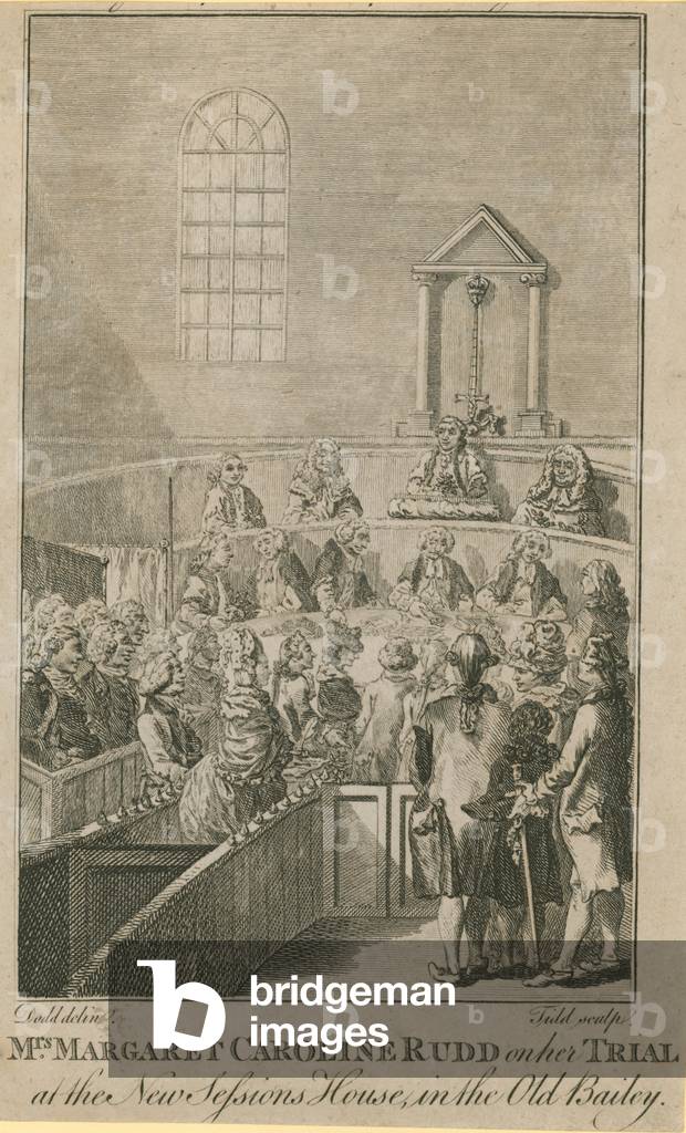 Mrs Margaret Caroline Rudd on her trial at the new Sessions House in ...