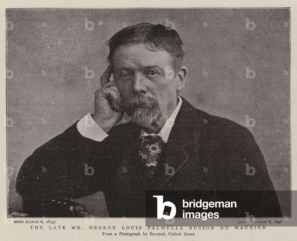 The Late Mr George Louis Palmella Busson Du Maurier (b/w photo) by ...