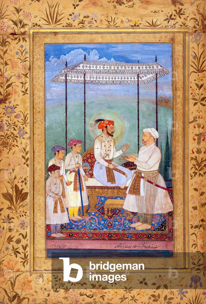 Image of India: Shah Jahan with his three young sons, Dara Shikoh,