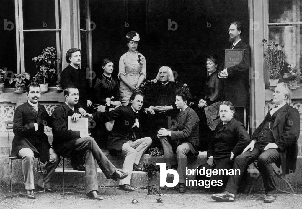 Image of Franz Liszt (1811-1886) hungarian composer and pianist here ...