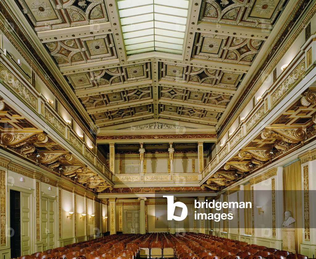 Image of Salle de concert Brahms-Saal, au Musikverein de Vienne, par ...