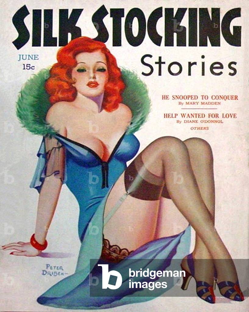 Image of Silk Stocking Stories Magazine Cover USA 1930s