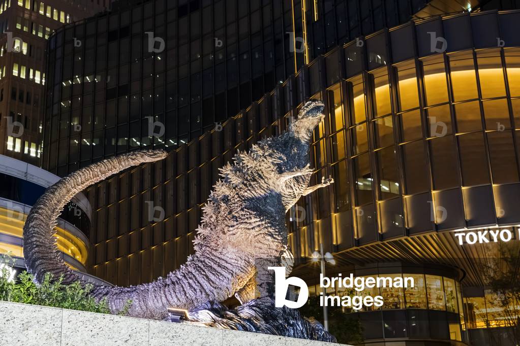 Image of Japan, Honshu, Tokyo, Yurakucho, Hibiya, Godzilla Square ...