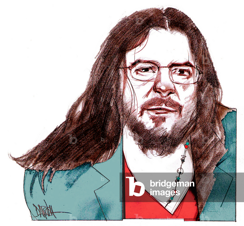Image of Jacques-Antoine Granjon (digital coloured pencil drawing) by ...