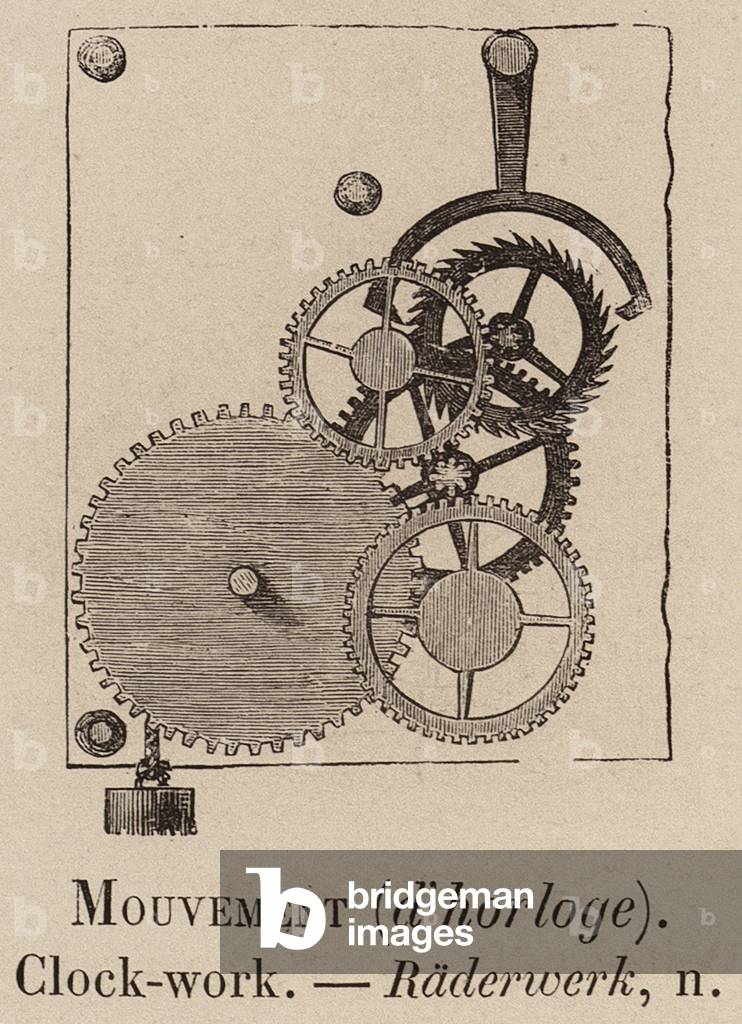 Image of Le Vocabulaire Illustre: Mouvement (d'horloge); Clock-work ...