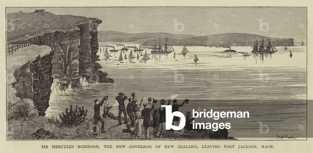Image of Sir Hercules Robinson, le nouveau gouverneur de la Nouvelle ...