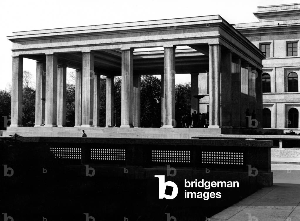 Image of NS Temple of Honour (Nazi-temple) at Königsplatz in Munich, 1934