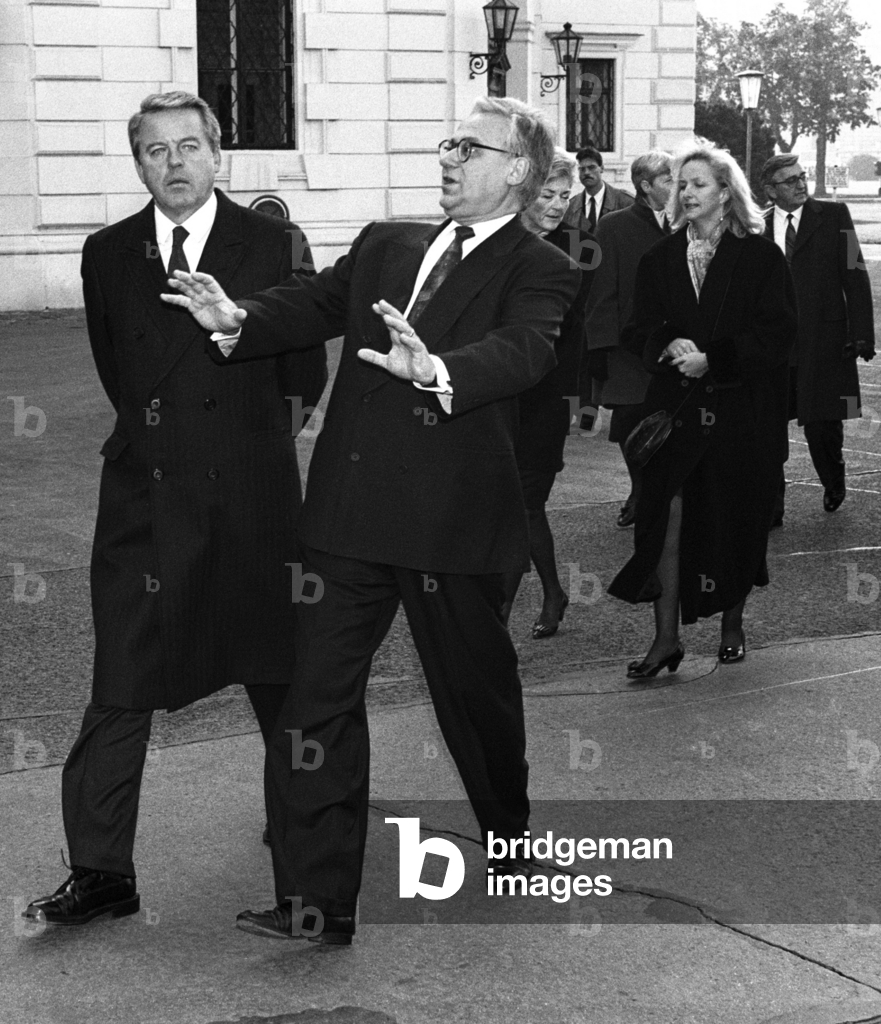 Image of Franz Vranitzky and Erhard Busek, 1991 (photo)