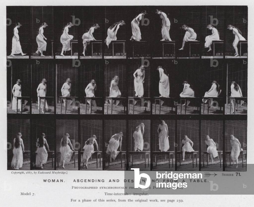 Image of The Human Figure in Motion: Woman, ascending and descending ...