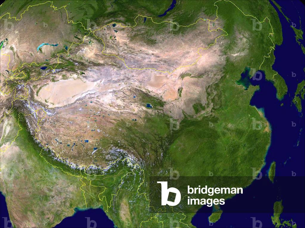 Huang He River World Map